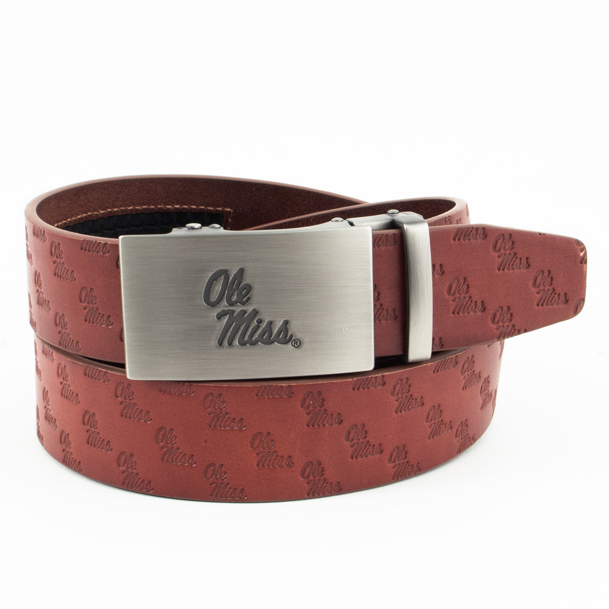 Ole Miss Rebels Belt Ratchet - Brown – Eagles Wings