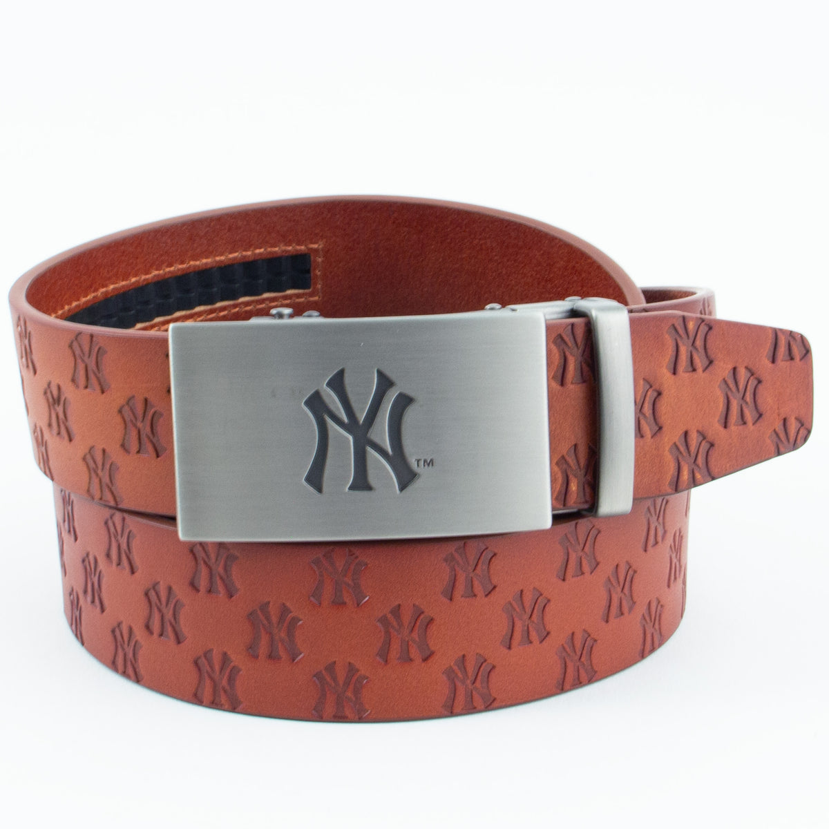 New York Yankees Belt Ratchet - Brown – Eagles Wings