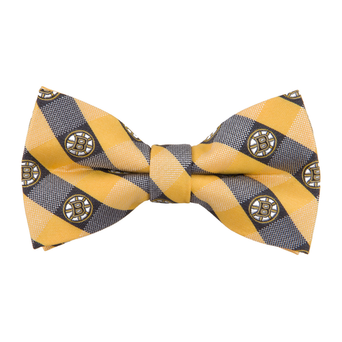 Bruins Bow Tie Check, Polyester Bow Tie – Eagles Wings