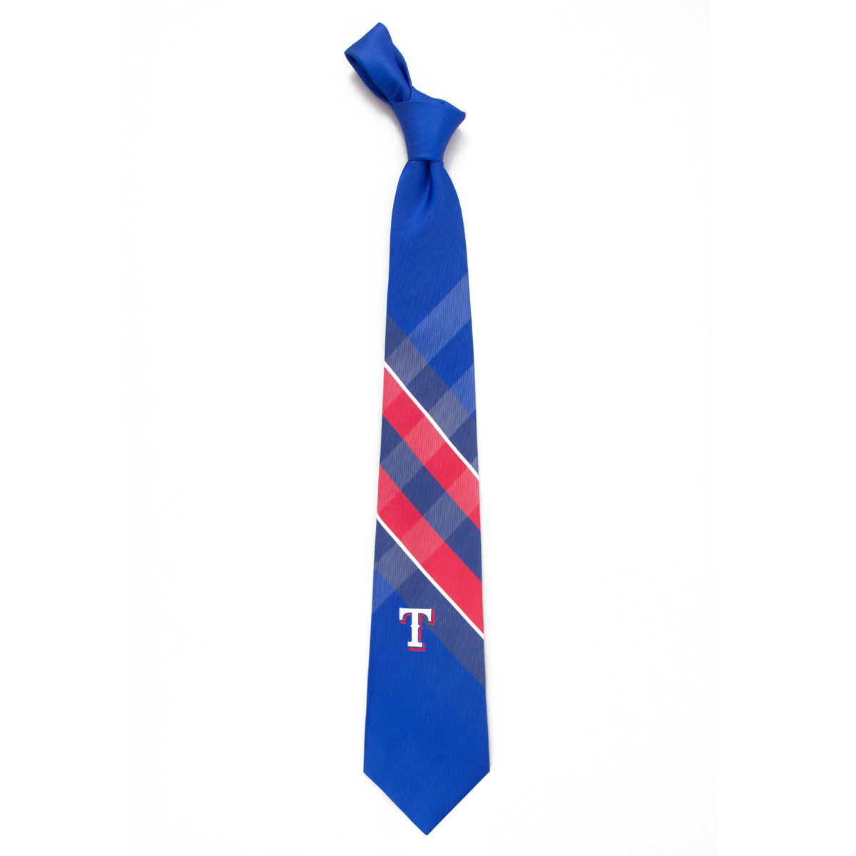 Texas Rangers Tie Grid, Polyester Tie, Polyester Necktie – Eagles Wings