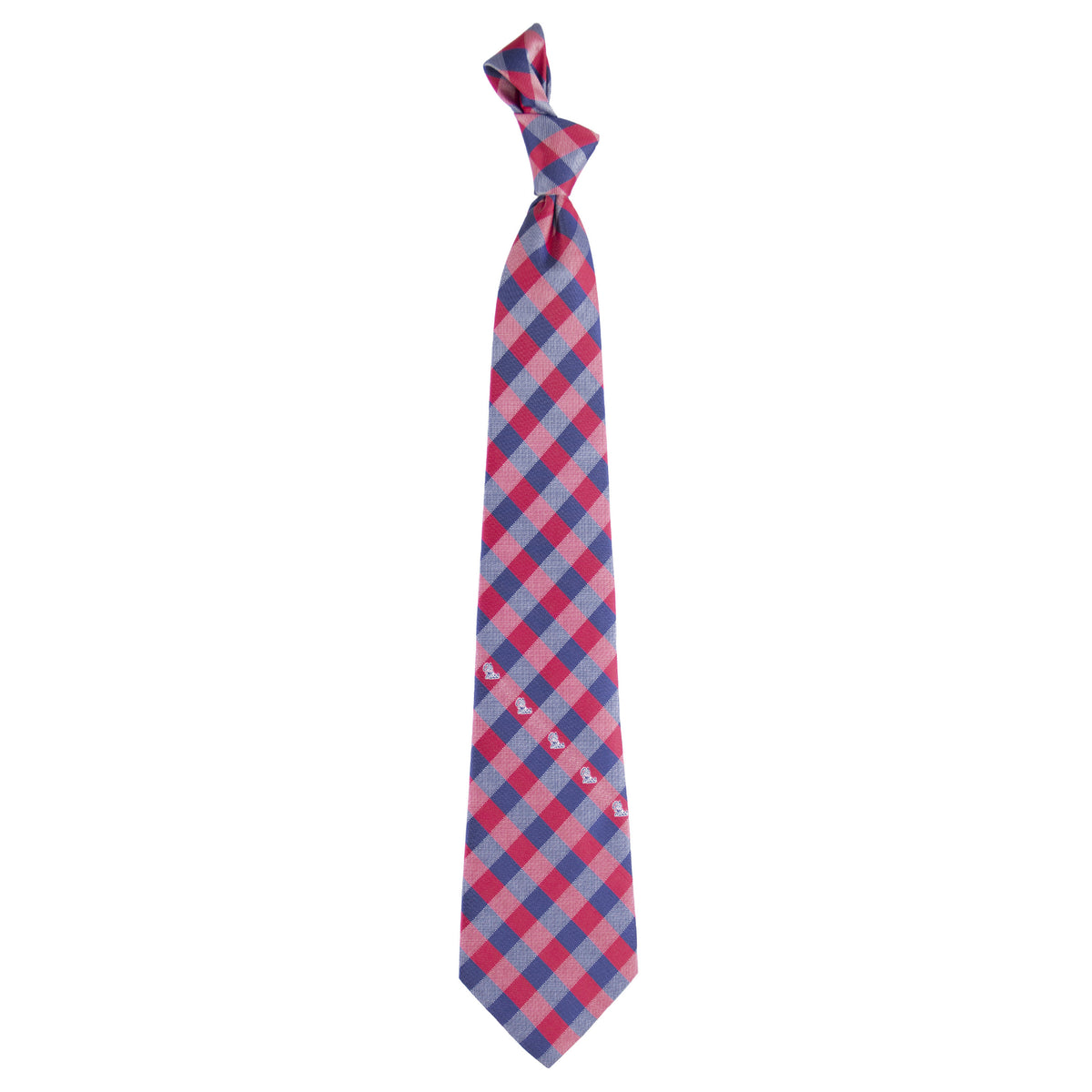 Ole Miss Tie Check, Polyester Tie, Polyester Necktie – Eagles Wings
