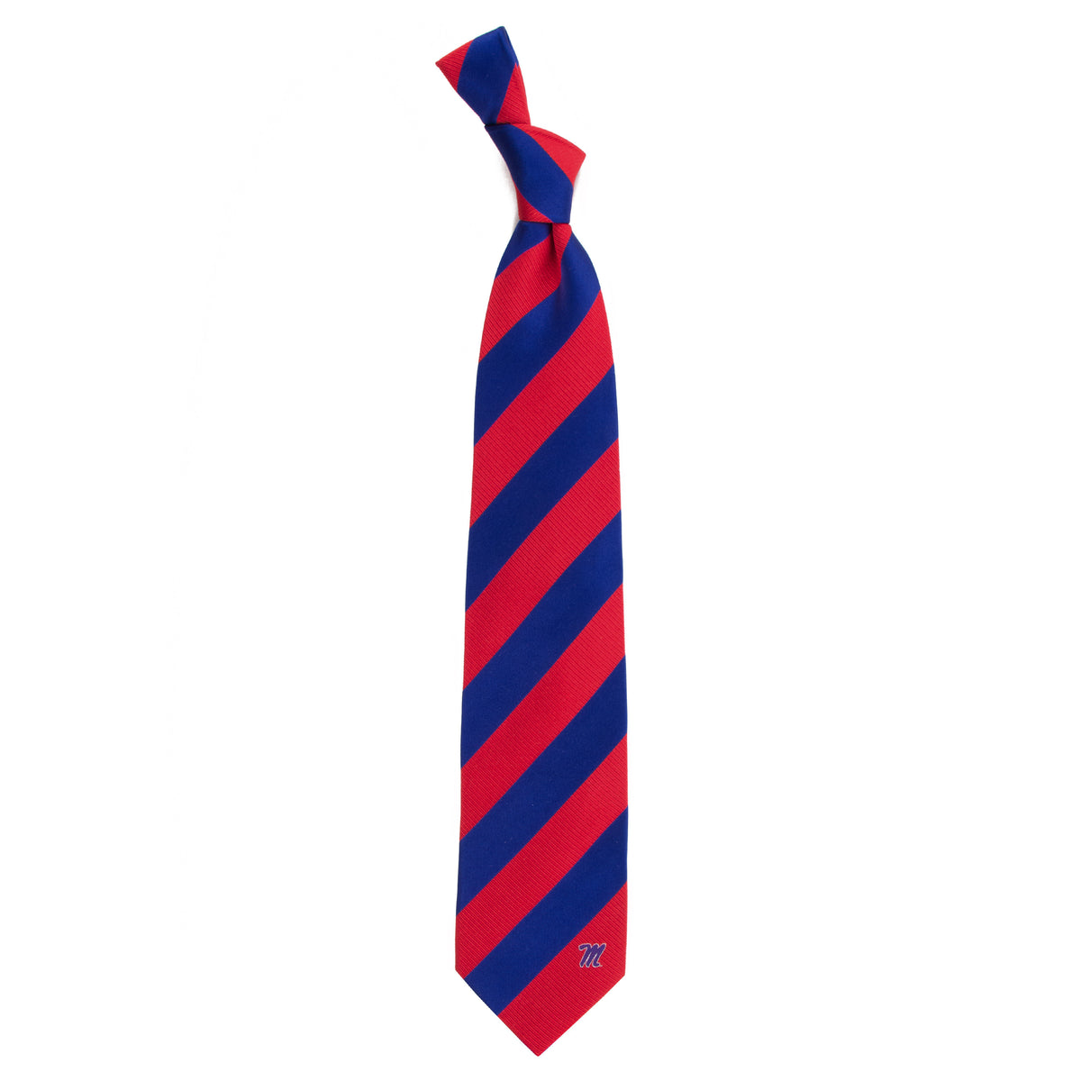 Ole Miss Tie Regiment, Silk Tie, Silk Necktie – Eagles Wings