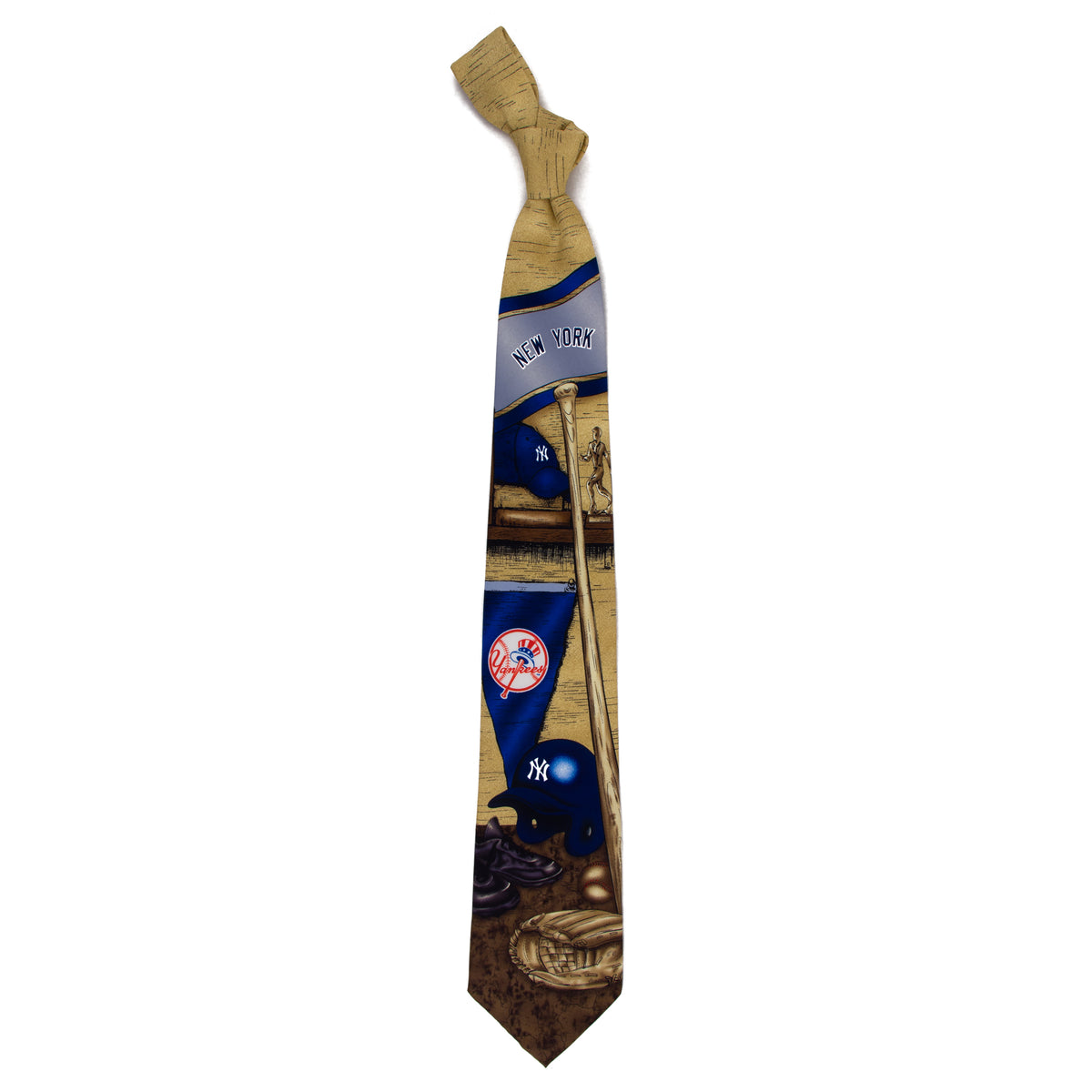 New York Yankees Tie Nostalgia, Polyester Tie, Polyester Necktie ...