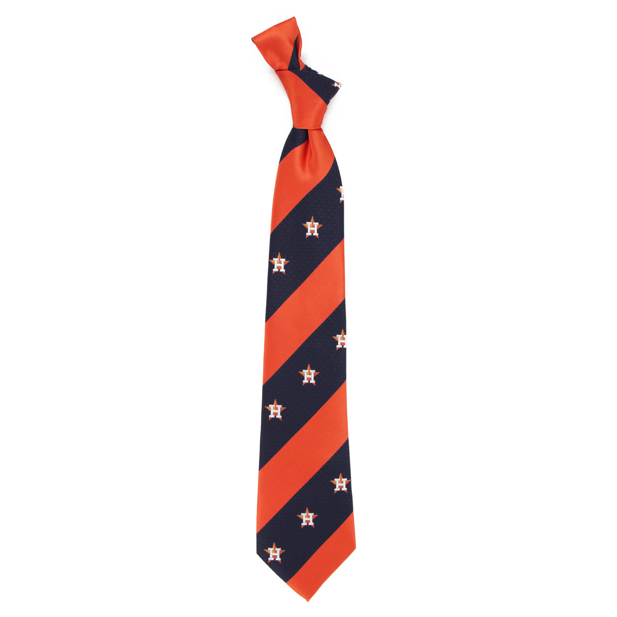 Houston Astros Tie Geo Stripe, Polyester Tie, Polyester Necktie ...